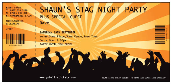 Personalised Stag Do Invitations - Iamthebestman